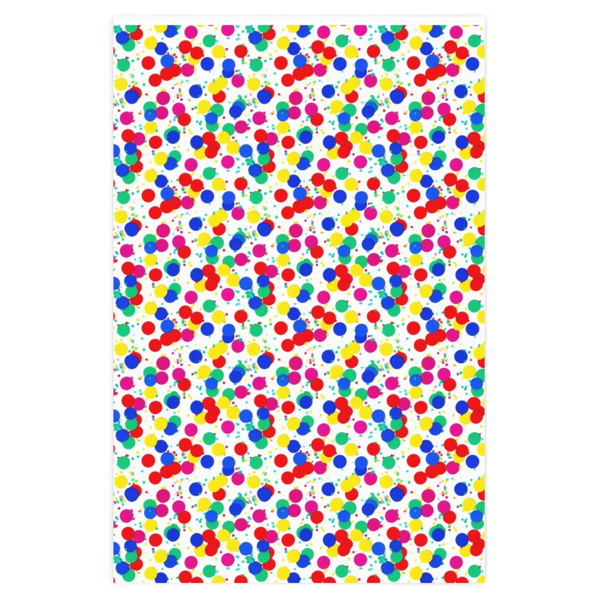 Confetti Wrapping Paper for Gifts, X32 Designs, Birthday - Etsy