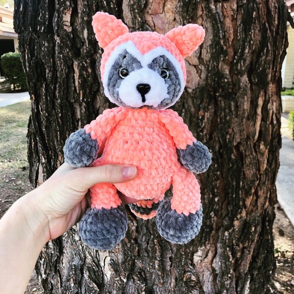 Raccoon Plush - Etsy