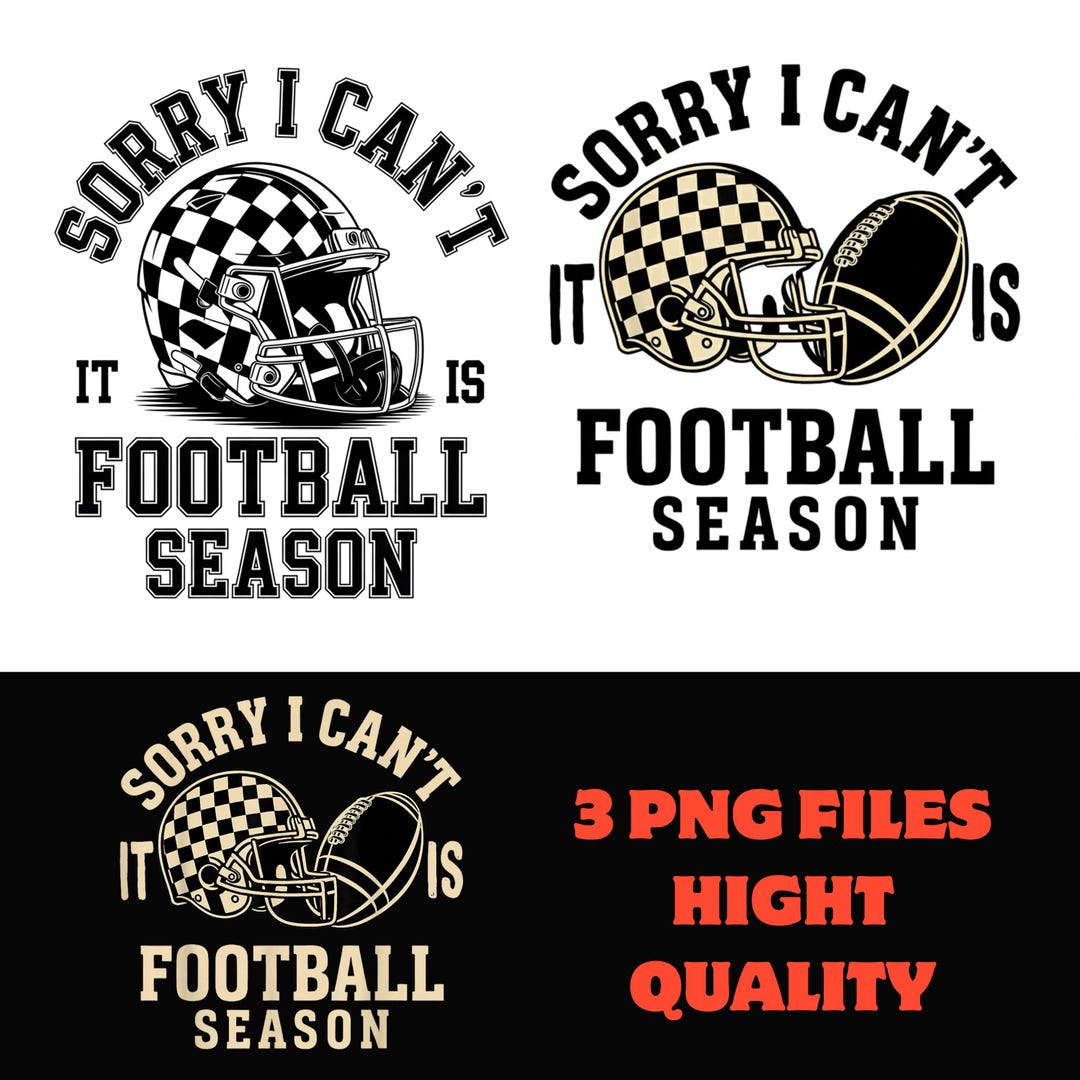 Funny Football Season PNG: Game Day Fan Design (digital Download) - Etsy