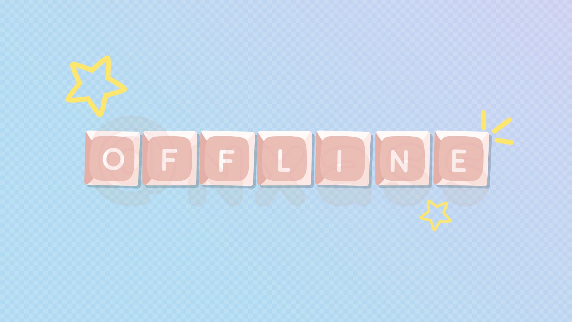 Animated Pastel Keyboard Stream Package, Cute Aesthetic Pink and Blue ...