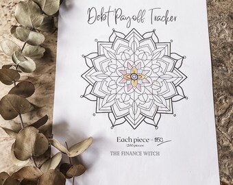 Visual Debt Tracker - Etsy