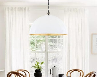 White Ceiling Pendant - Etsy