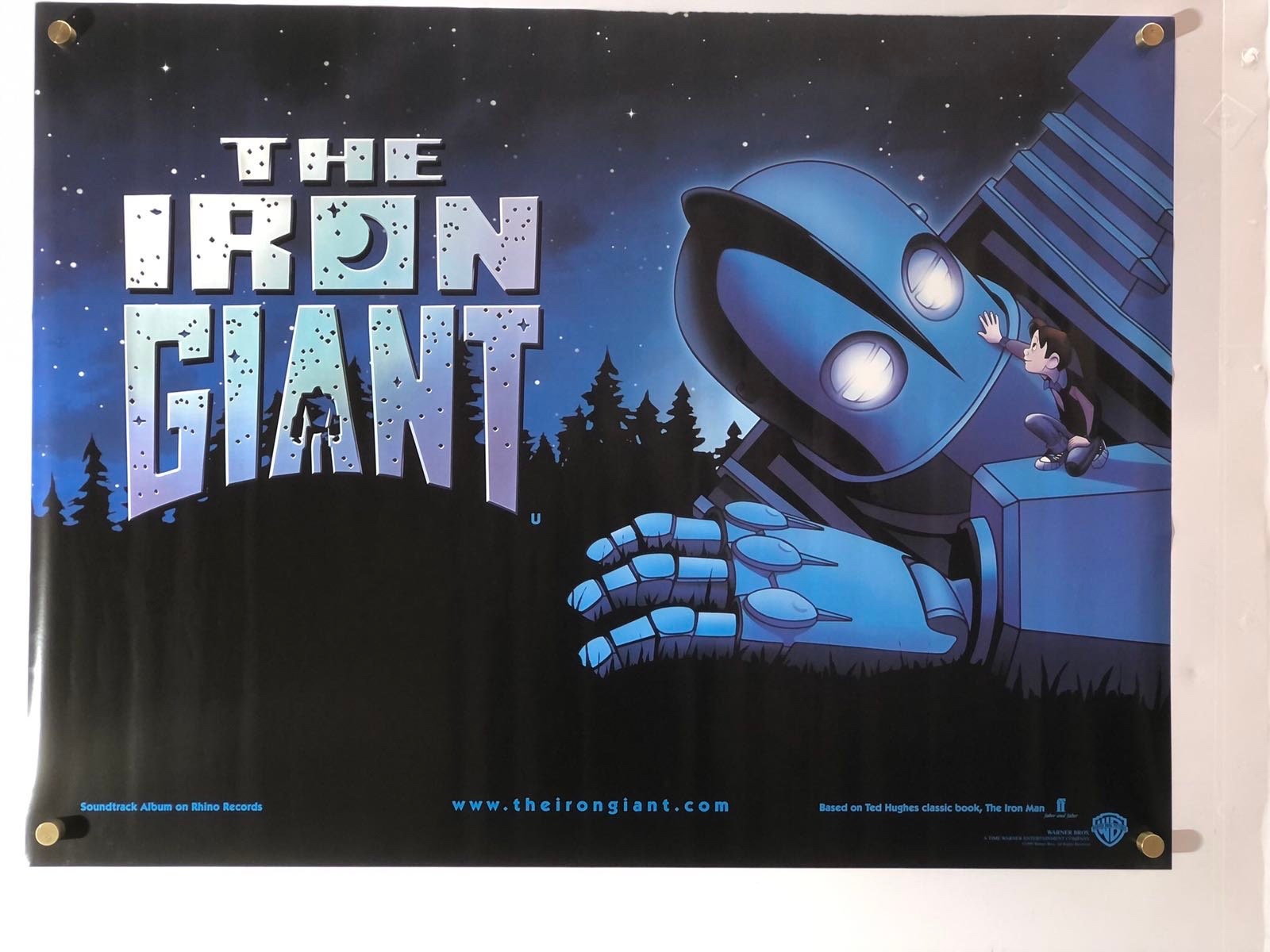 The Iron Giant 1999 British Quad Movie Poster - Etsy