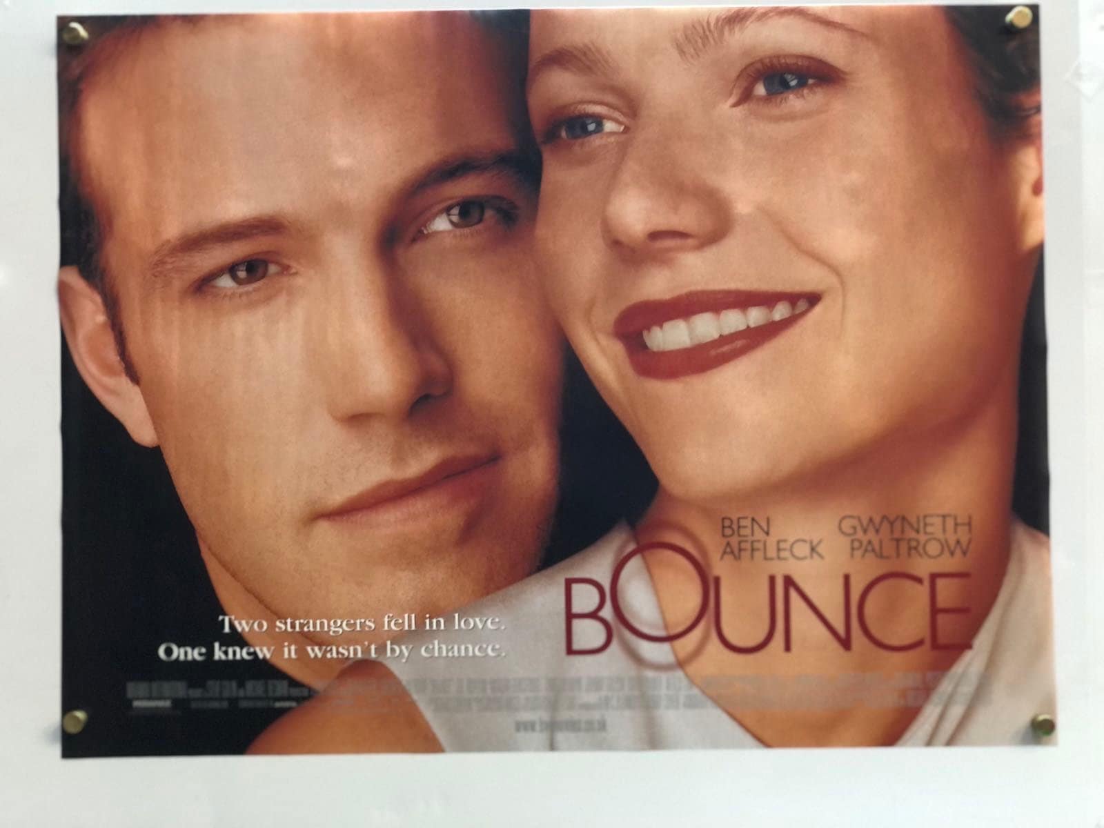 Bounce 2001 British Quad Movie Poster - Etsy