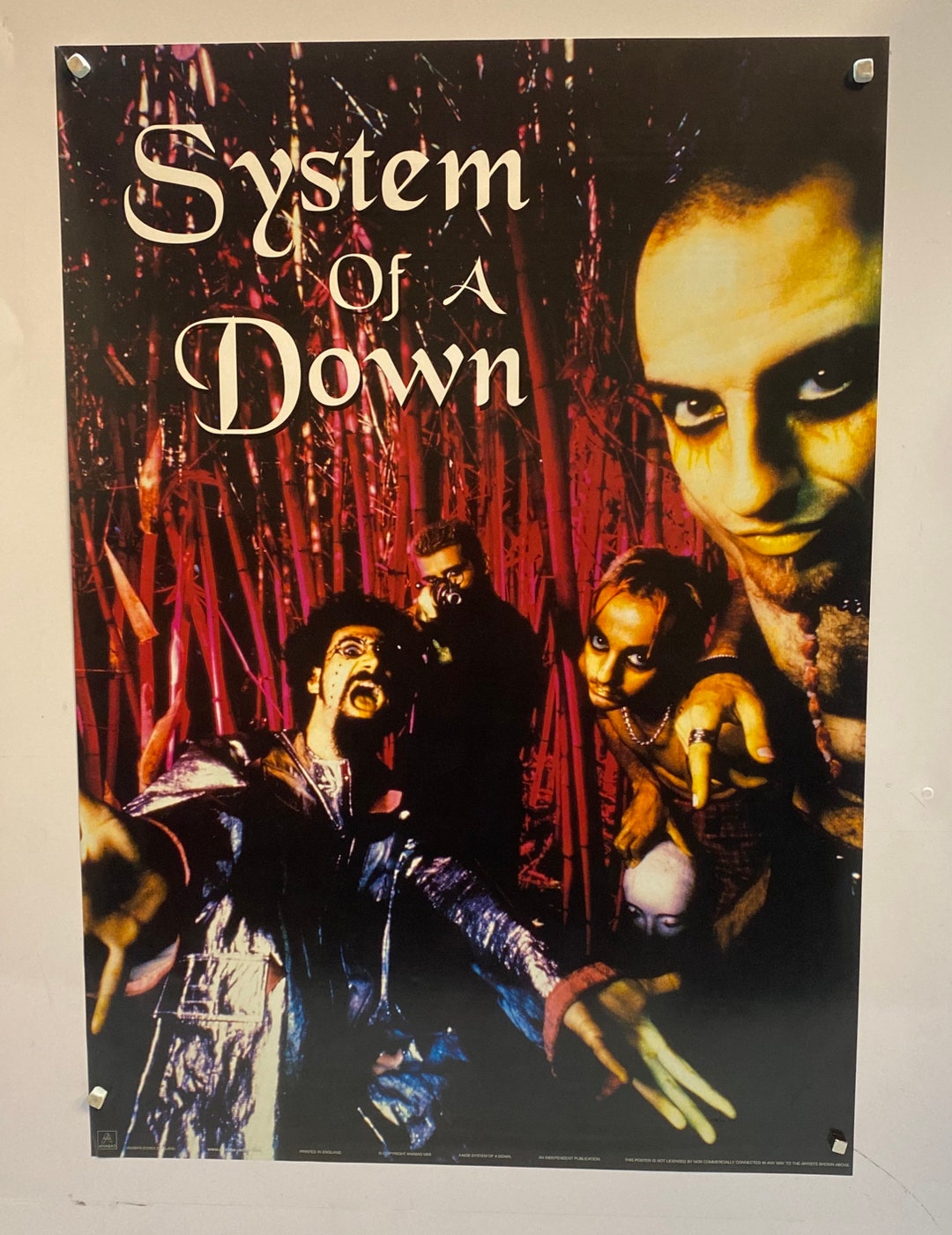 System of a Down Band Portrait Group Photo Shoot 2002 Poster - Etsy UK