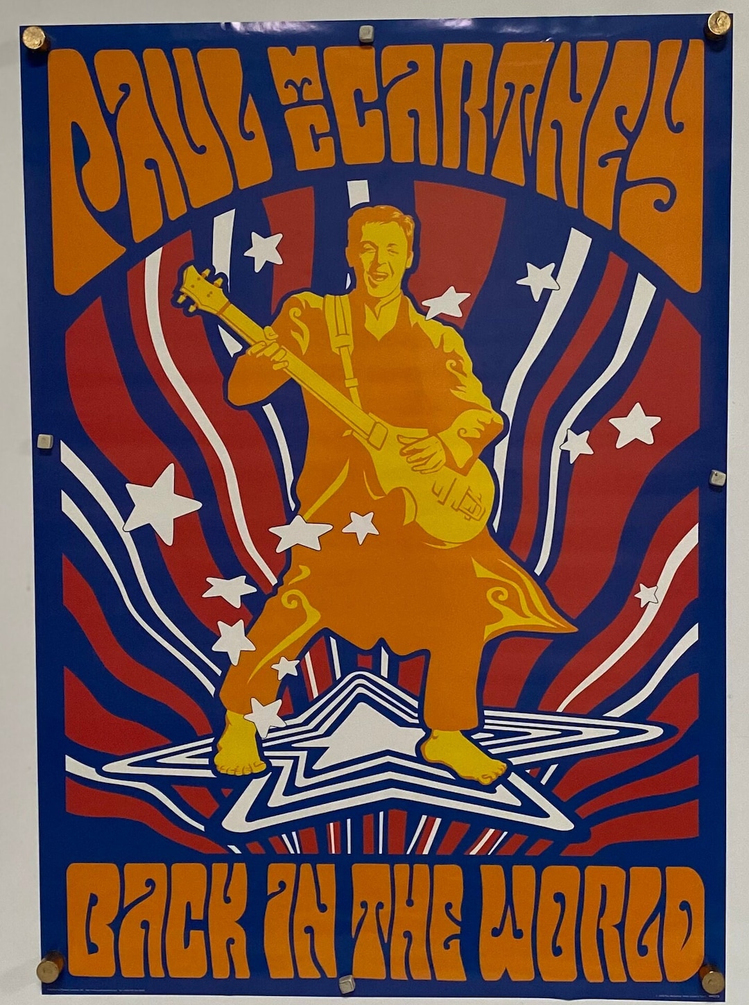 Paul Mccartney Back in the World 2003 Tour Poster - Etsy