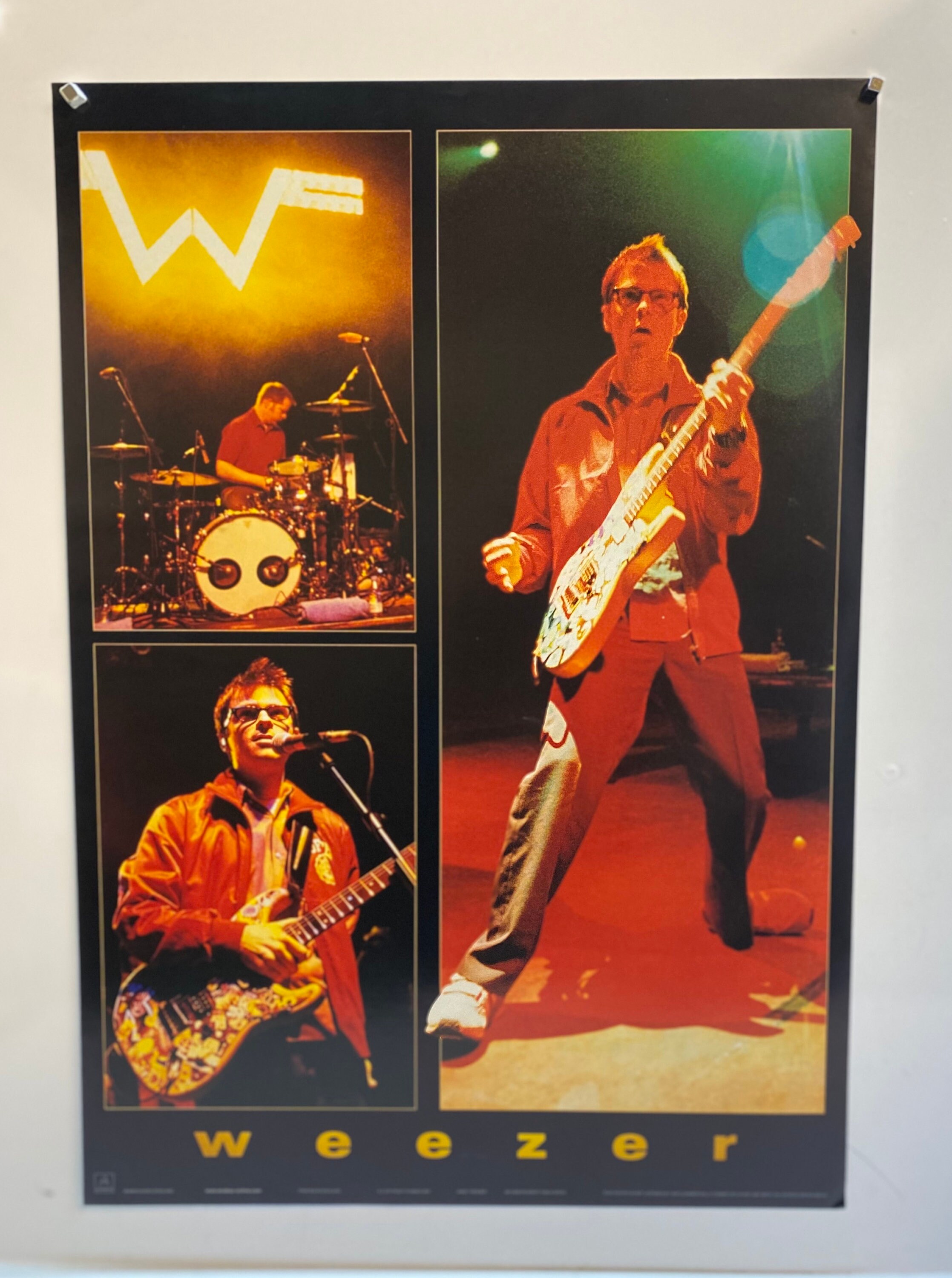 Weezer Live in Concert Original Rare 2001 Poster - Etsy