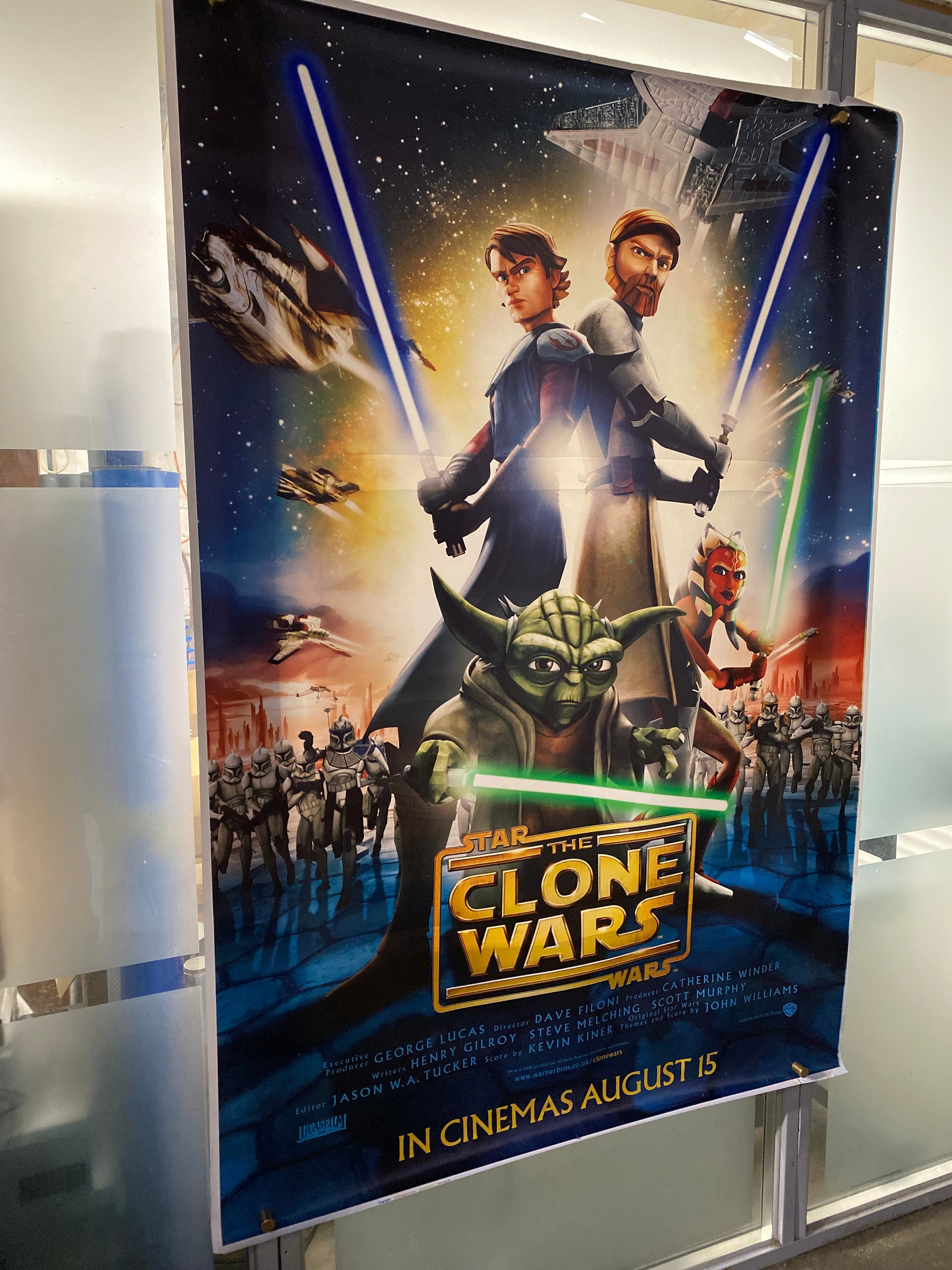 Star Wars: the Clone Wars Rare Original 2008 Bus Shelter Advertising ...