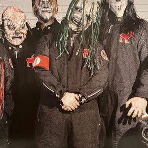 Original Vintage Slipknot Band Photo Shoot Rare Poster - Etsy