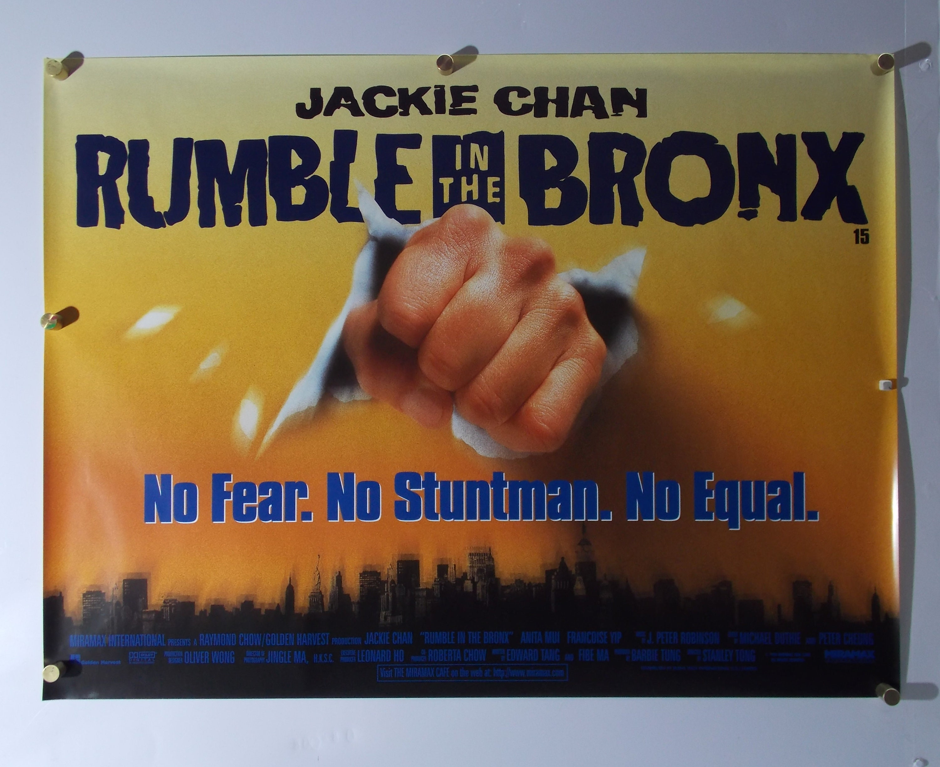 Rumble in the Bronx 1995 British Quad Movie Poster - Etsy