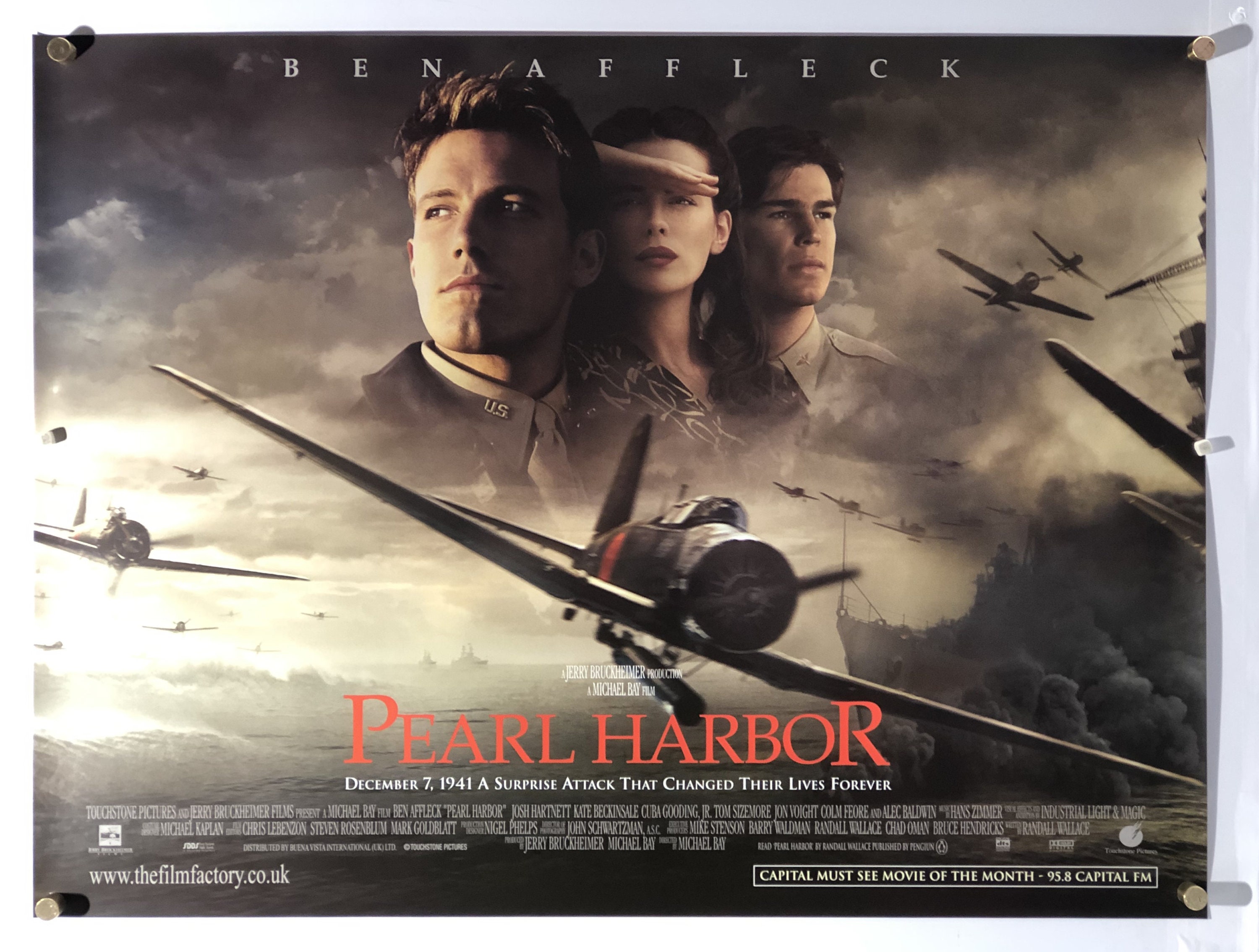 Pearl Harbor Movie Poster Pearl Harbor Movie Poster