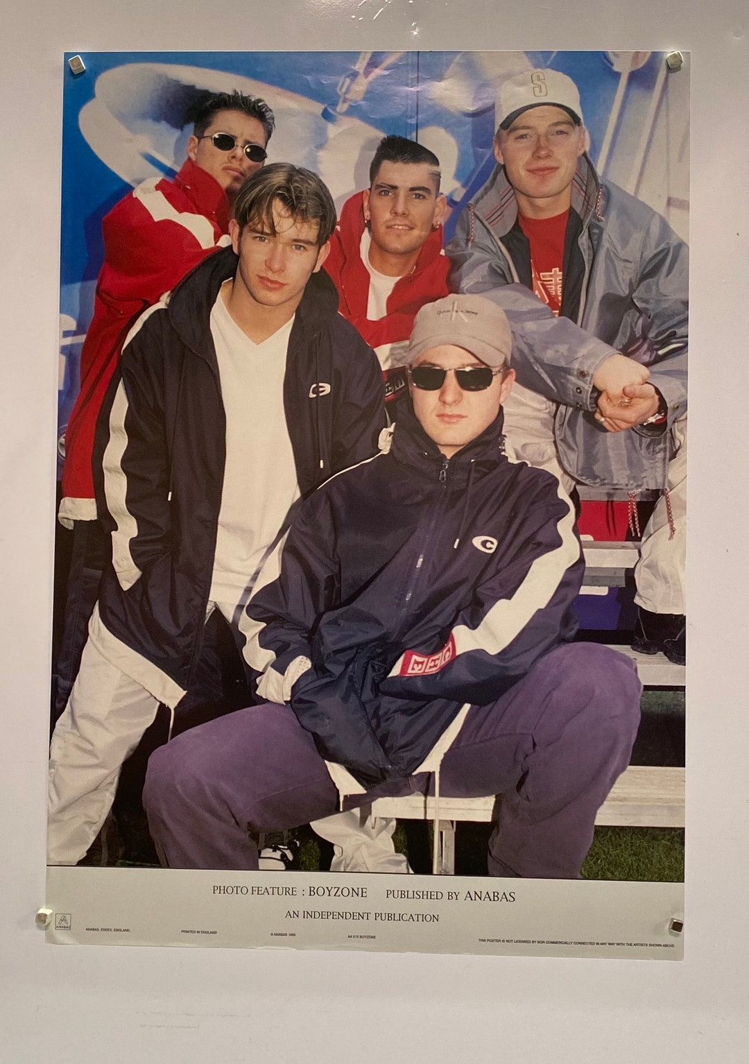 Boyzone 1995 Gruppenaufnahme Seltenes Original vintage Plakat - Etsy.de
