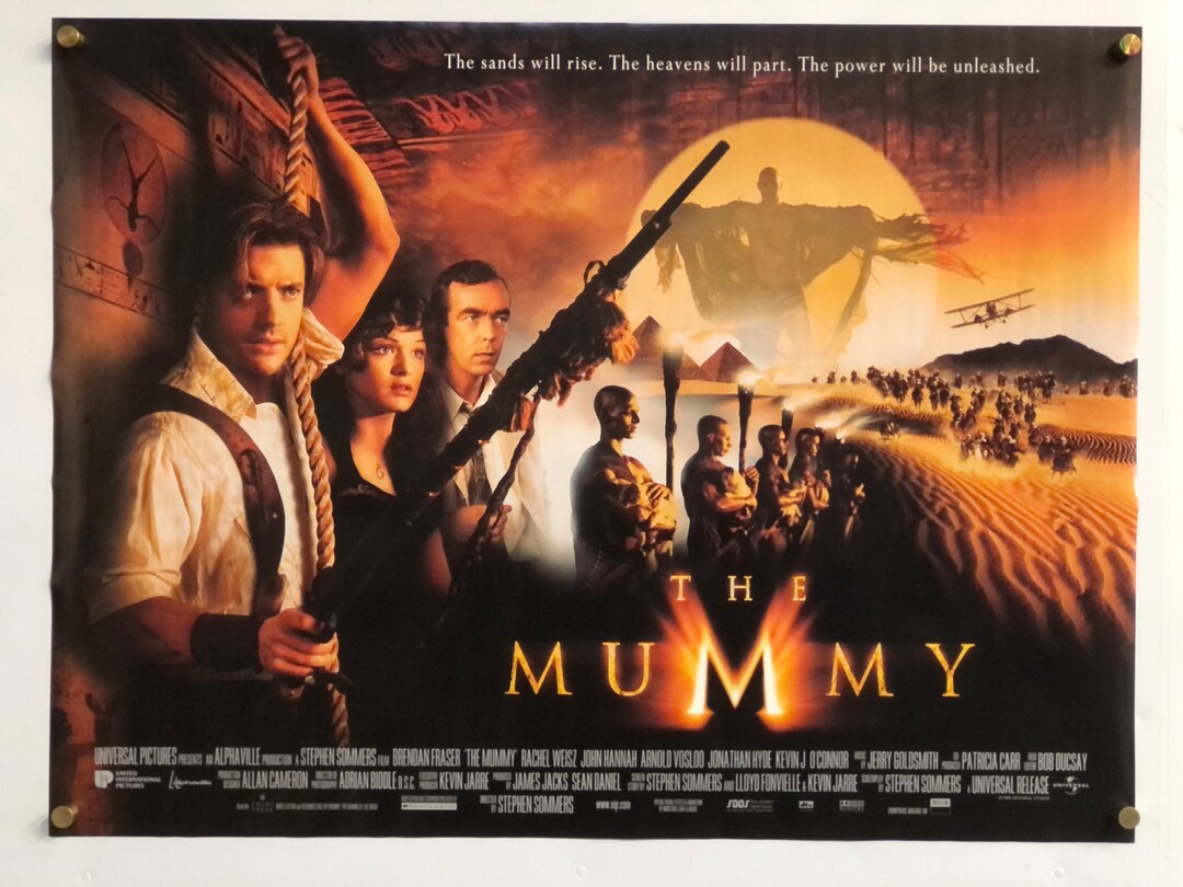 The Mummy 1999 British Quad Movie Poster - Etsy