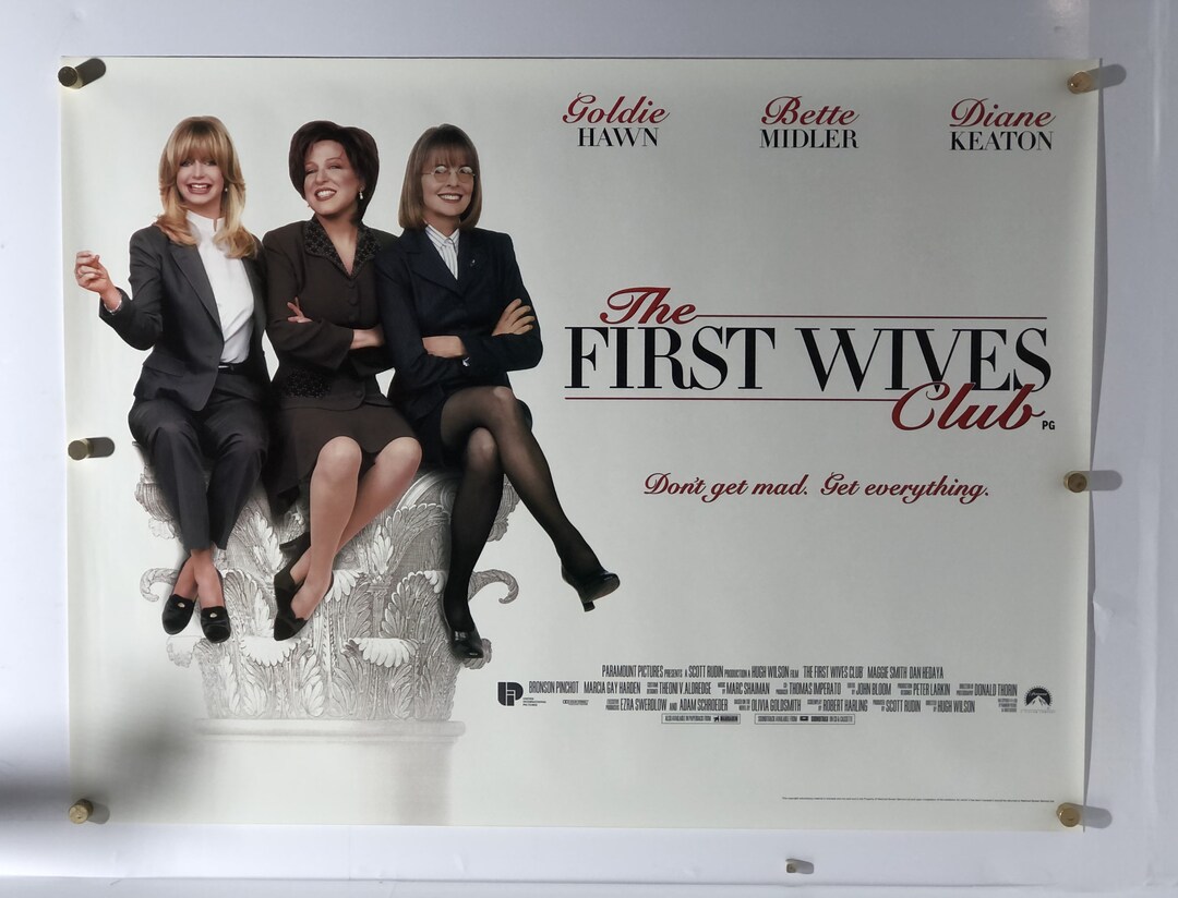 The First Wives Club Original 1996 British Quad Movie Poster - Etsy