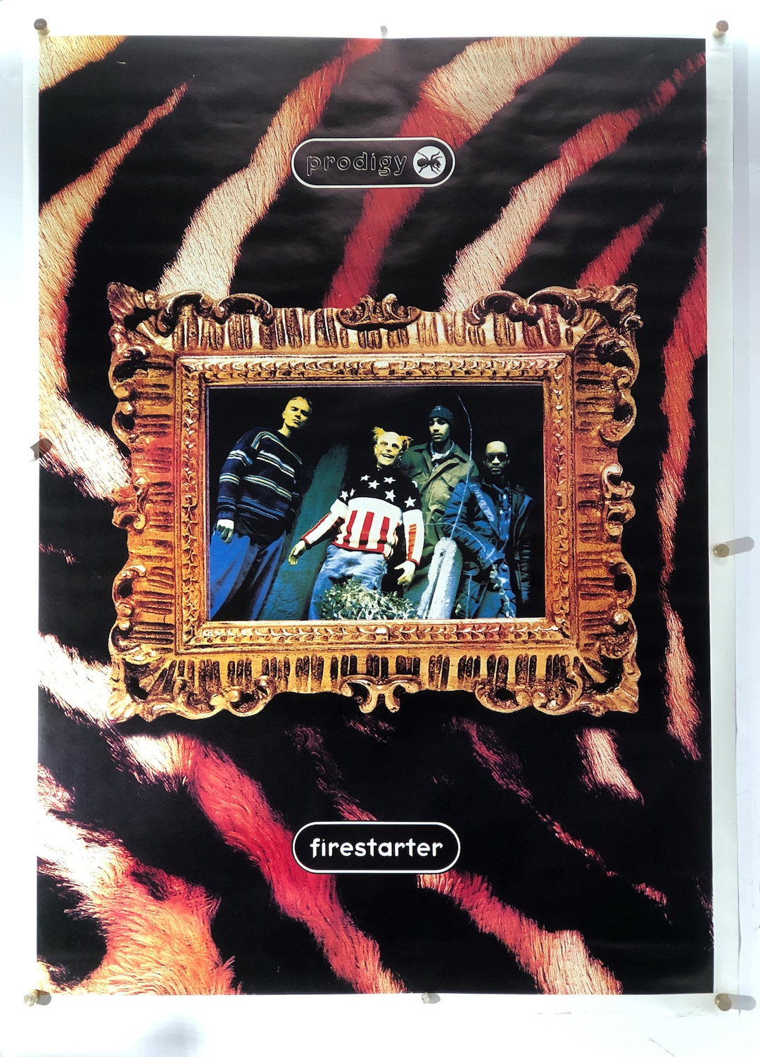Vintage Prodigy Firestarter Promo Poster 54 X 39 Inch - Etsy
