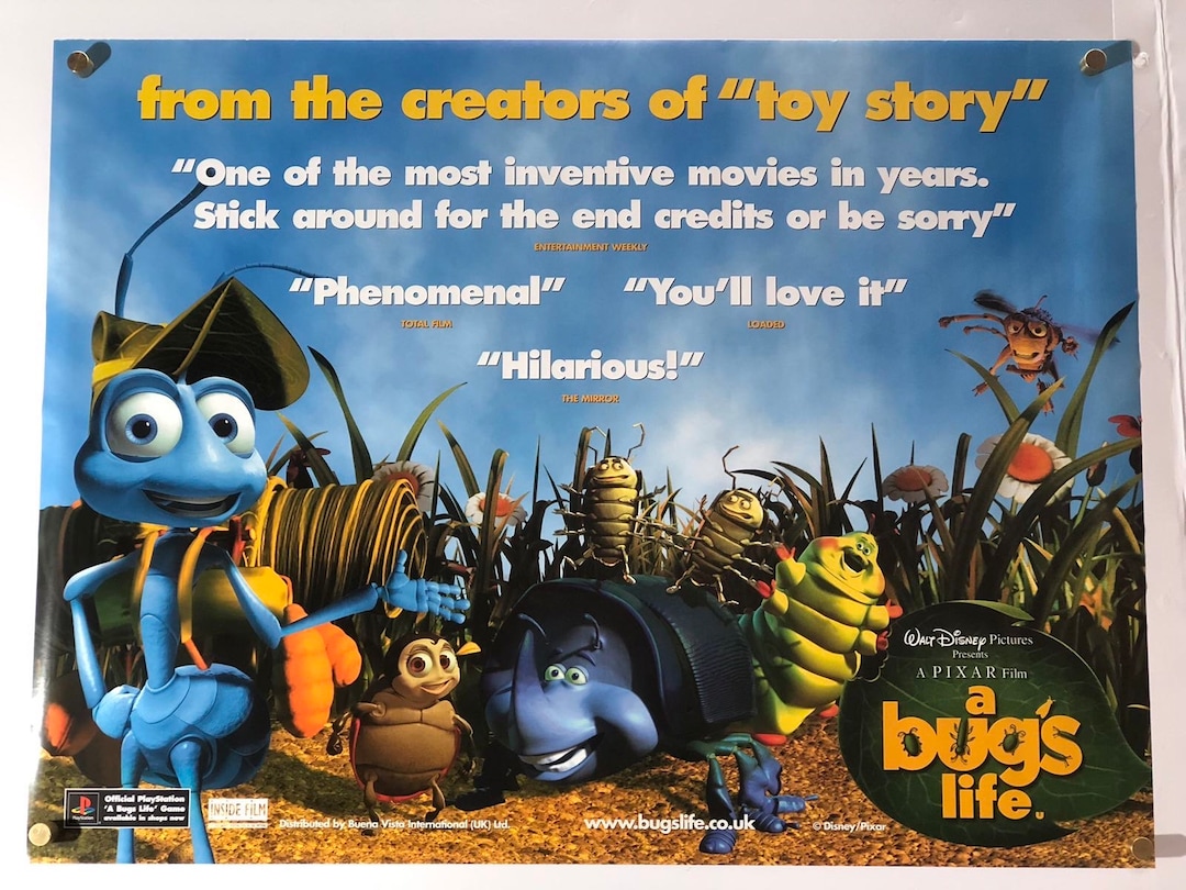A Bugs Life 1998 British Quad Movie Poster - Etsy