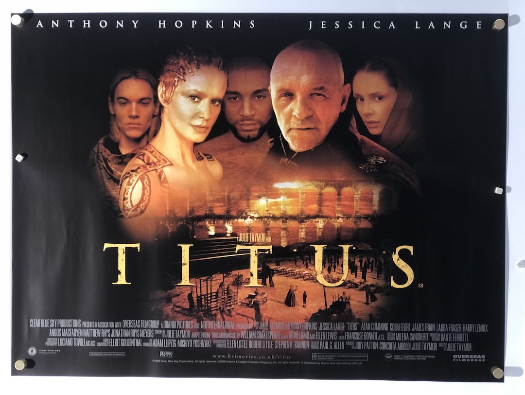 Titus (1999) Original British Quad Movie Poster - Etsy