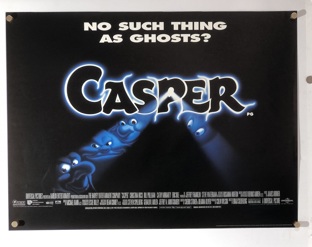 Casper 1995 British Quad Movie Poster - Etsy