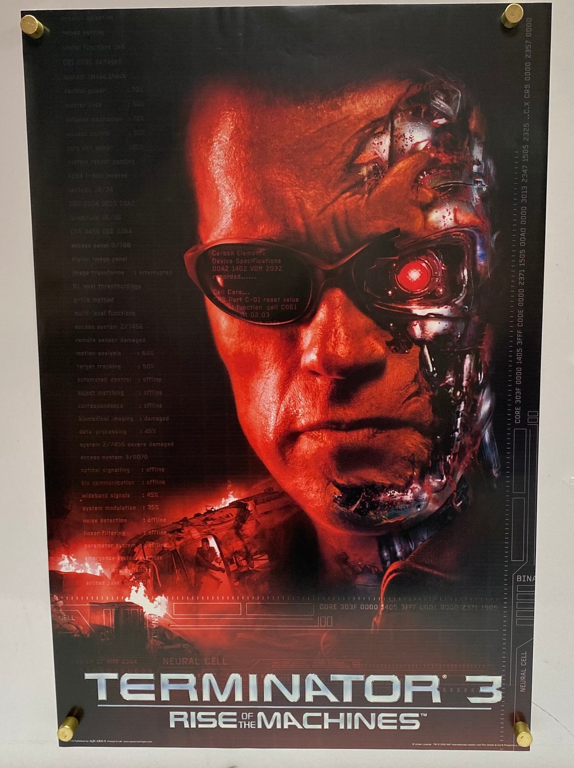 Terminator 3 Poster Rise of the Machines - Etsy