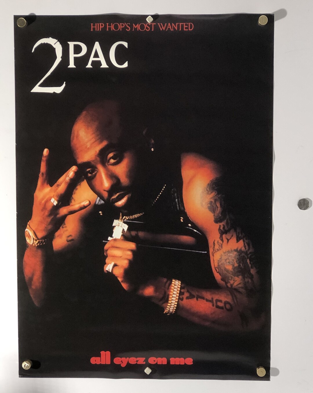 Tupac Shakur 2pac All Eyez on Me Classic Rap Music Poster - Etsy Canada