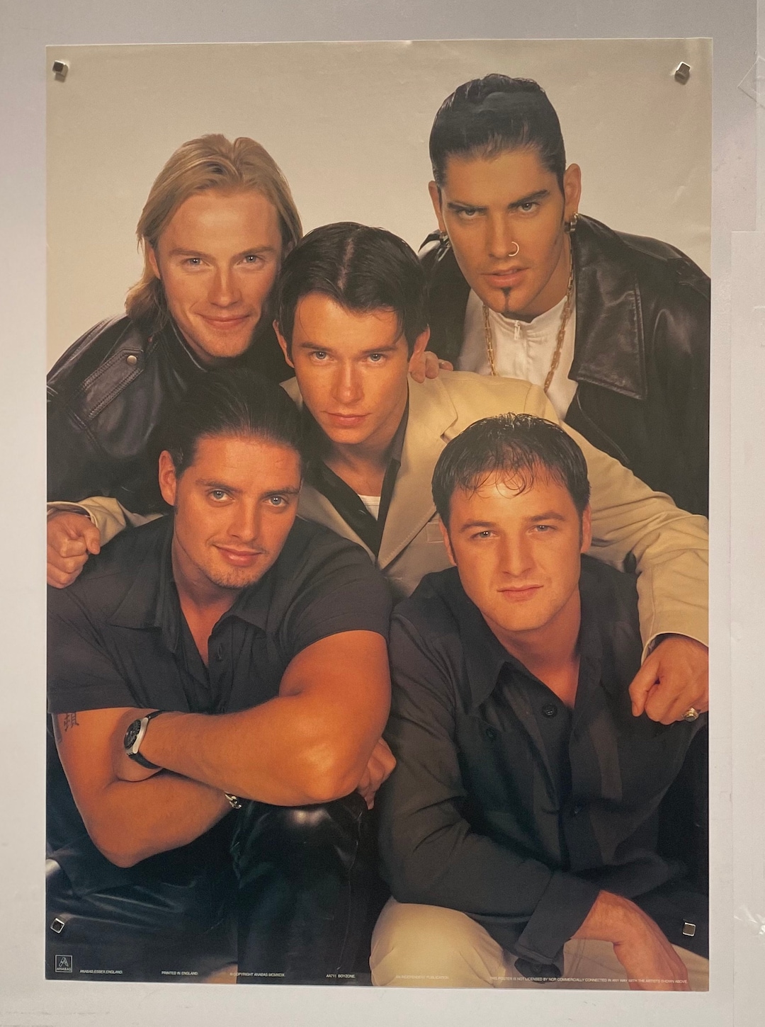 Boyzone 1999 Group Shot Rare Vintage Poster - Etsy