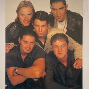 Boyzone 1999 Group Shot Rare Vintage Poster - Etsy