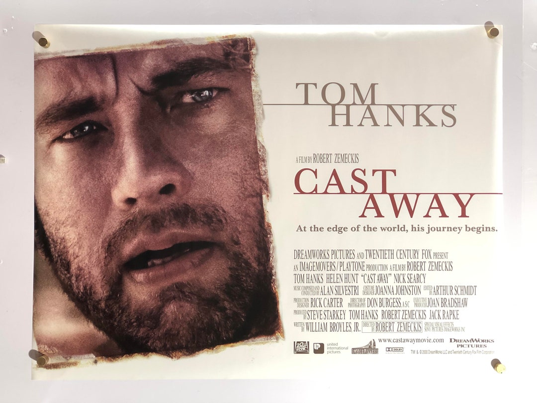 Cast Away 2000 Original British Quad Movie Poster - Etsy