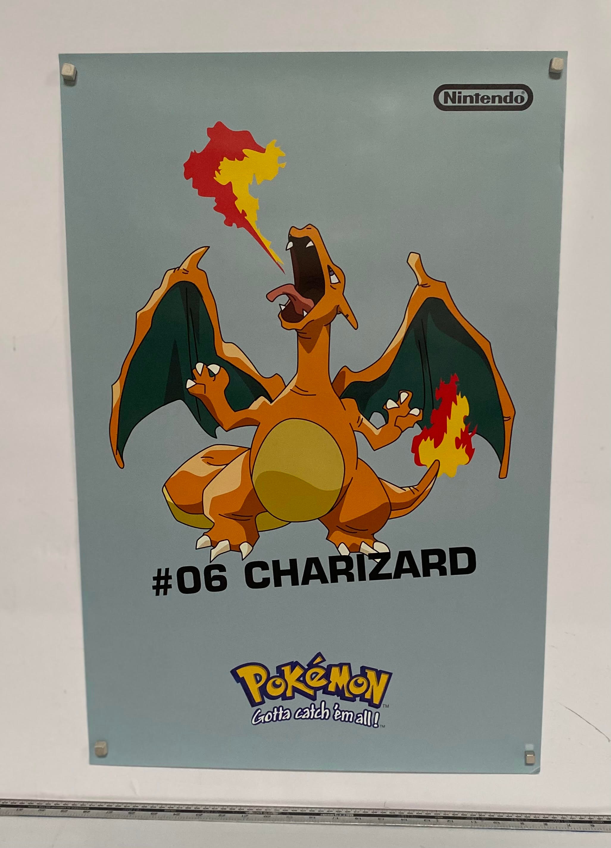 Original Promo Poster Nintendo Pokemon Charizard No.06, 1990's - Etsy