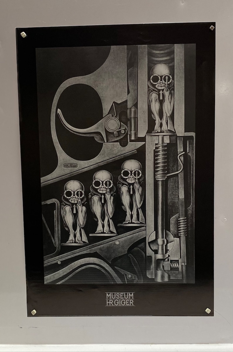 HR Giger Birthmachine 1998 Vintage Art Poster - Etsy