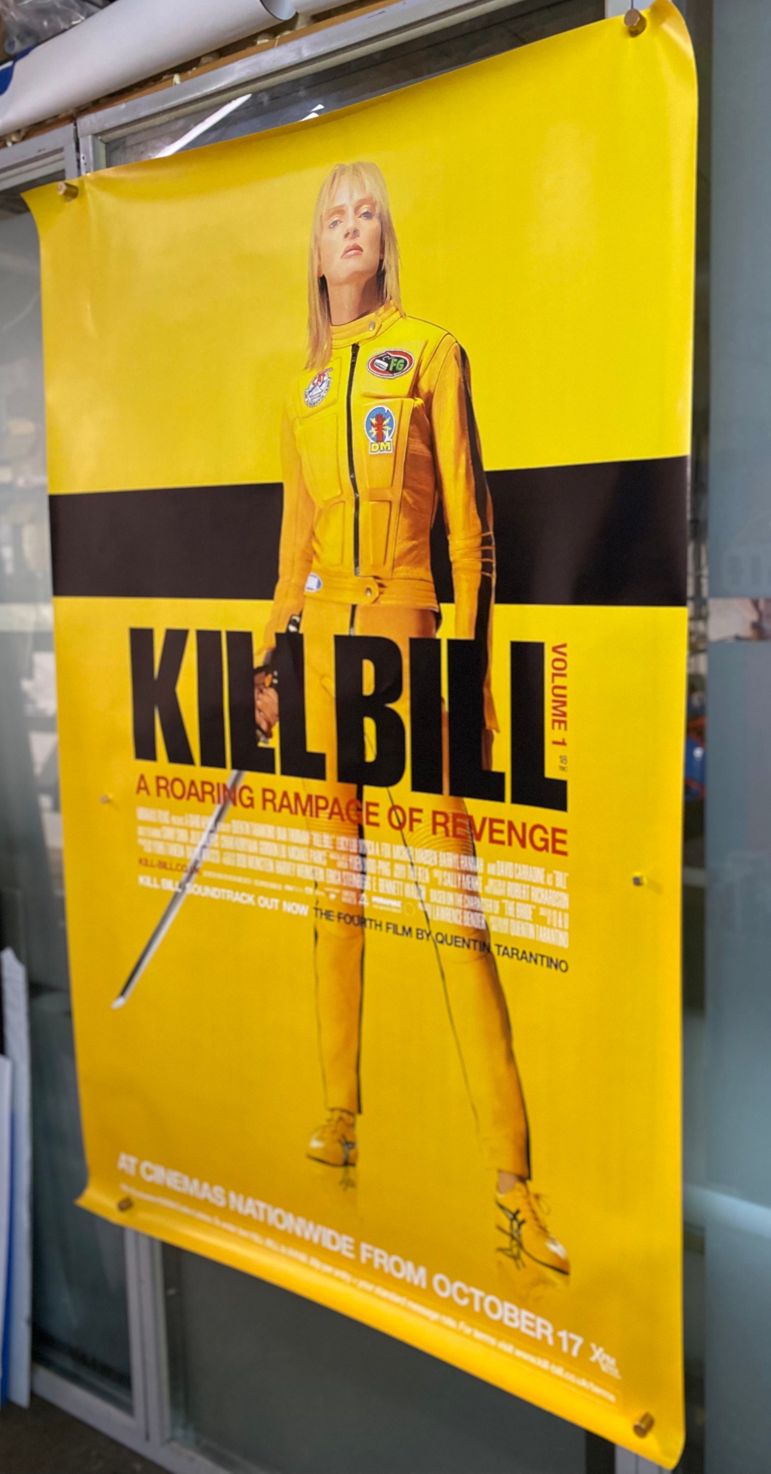 Vintage Kill Bill Vol.1 Rare Original 2003 Bus Shelter Advertising ...