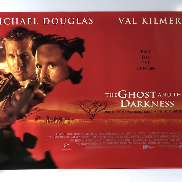 The Ghost and the Darkness Original Movie Poster - Etsy