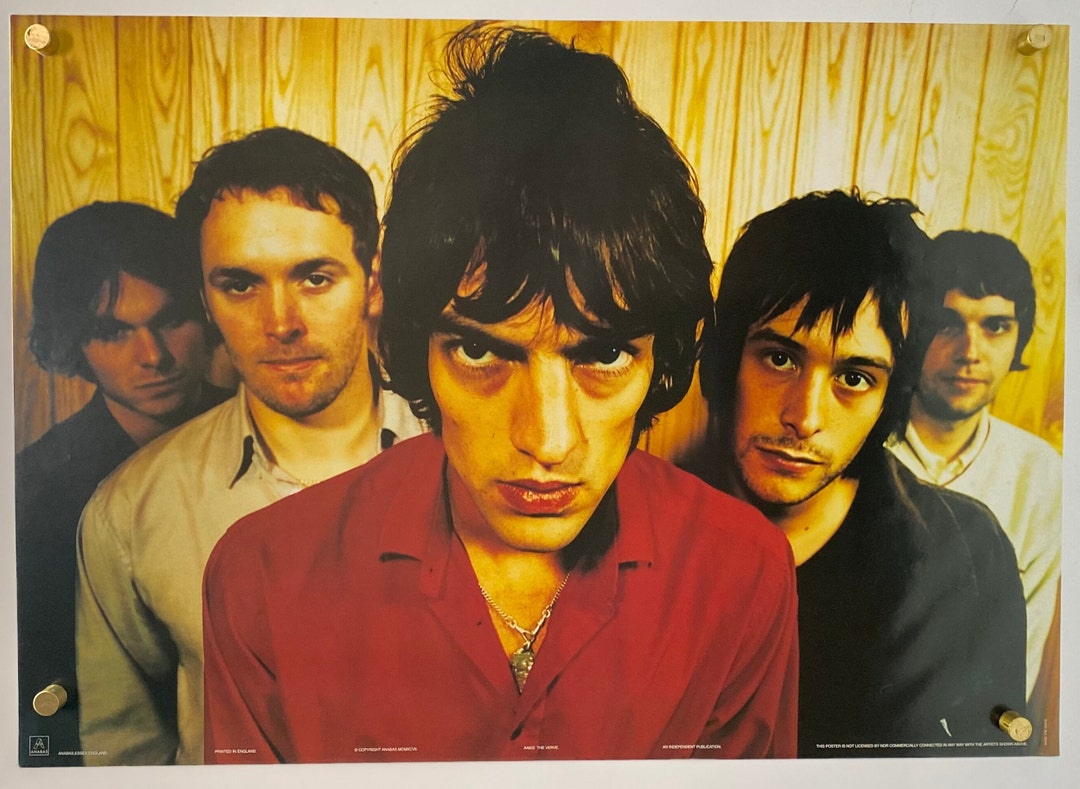 The Verve 1990's Vintage Poster Band Shot - Etsy