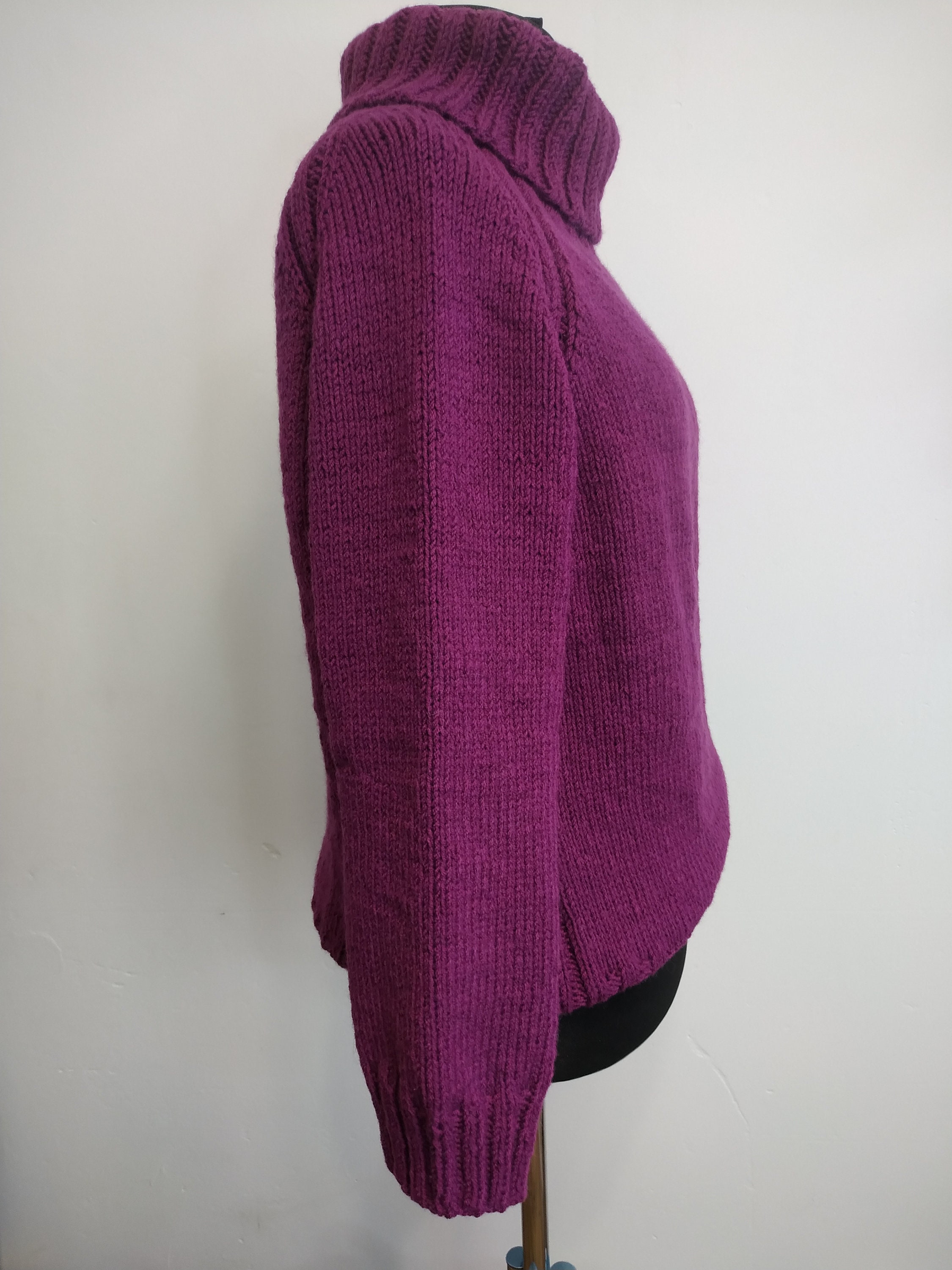 Soft Merino Wool Sweater Thick and Warm Pullover Hand - Etsy