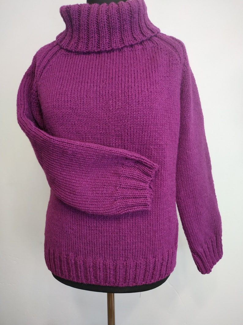 Soft Merino Wool Sweater Thick and Warm Pullover Hand - Etsy