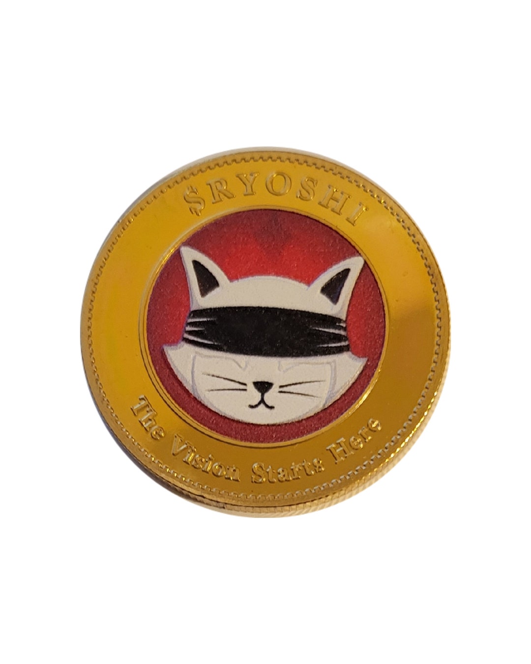 Coinmetaverse Ryoshi's Vision RYOSHI Physical Cryptocurrency Coin - Etsy