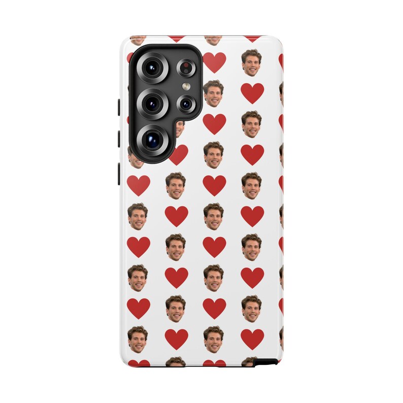 Austin Butler Phone Case, Heart Pattern, Dual Layer Protective Cover - Etsy