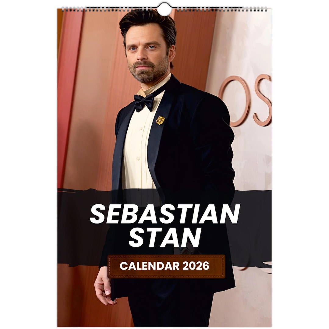 Sebastian Stan 2026 Wall Calendar, Exclusive Celebrity Poster Calendar ...