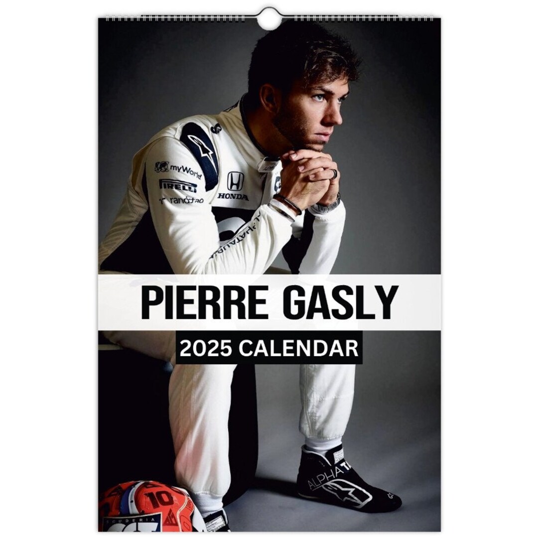 Pierre Gasly Wall Calendars 2025 large Size - Etsy