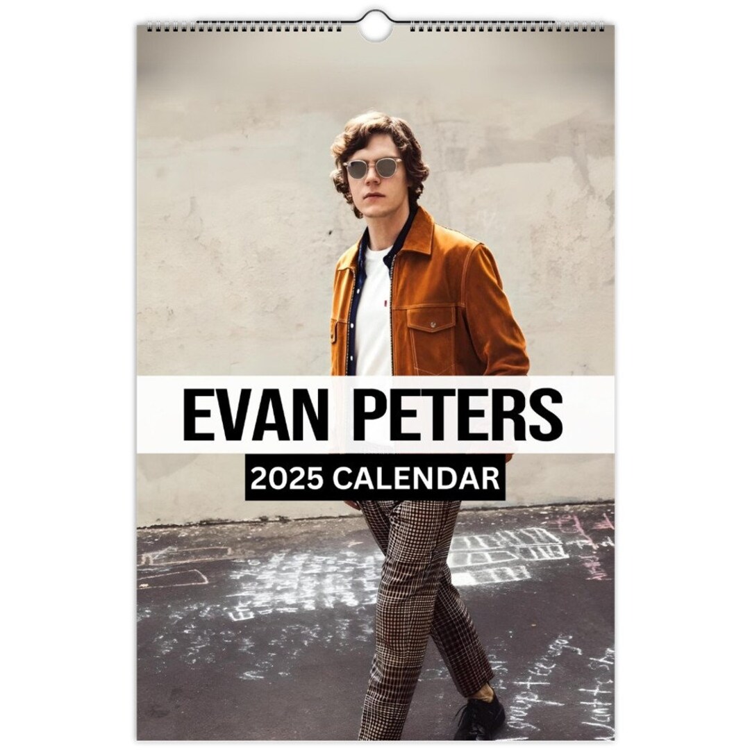 Evan Peters Wall Calendars 2025 large Size - Etsy