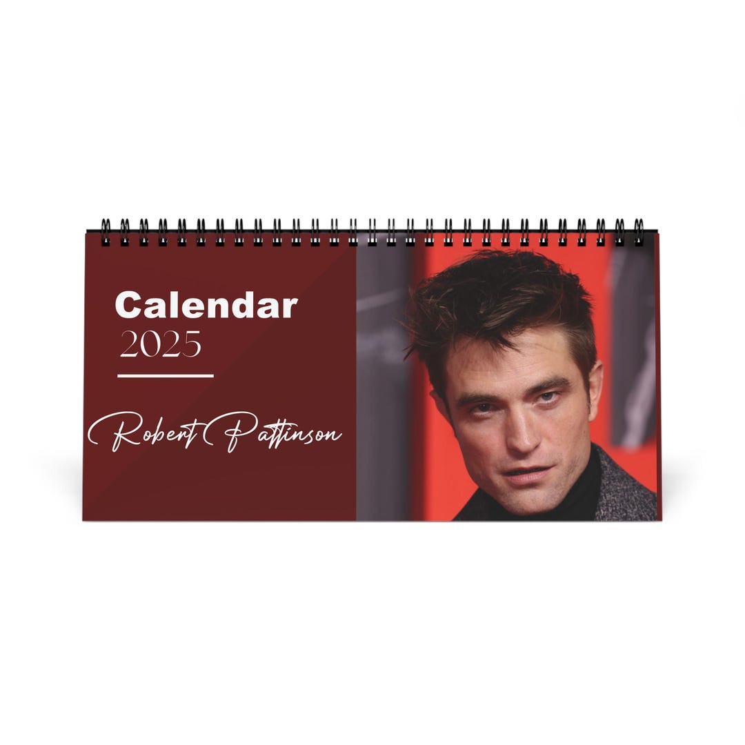 Robert Pattinson 2025 Desk Calendar Twilight & the Batman Actor ...