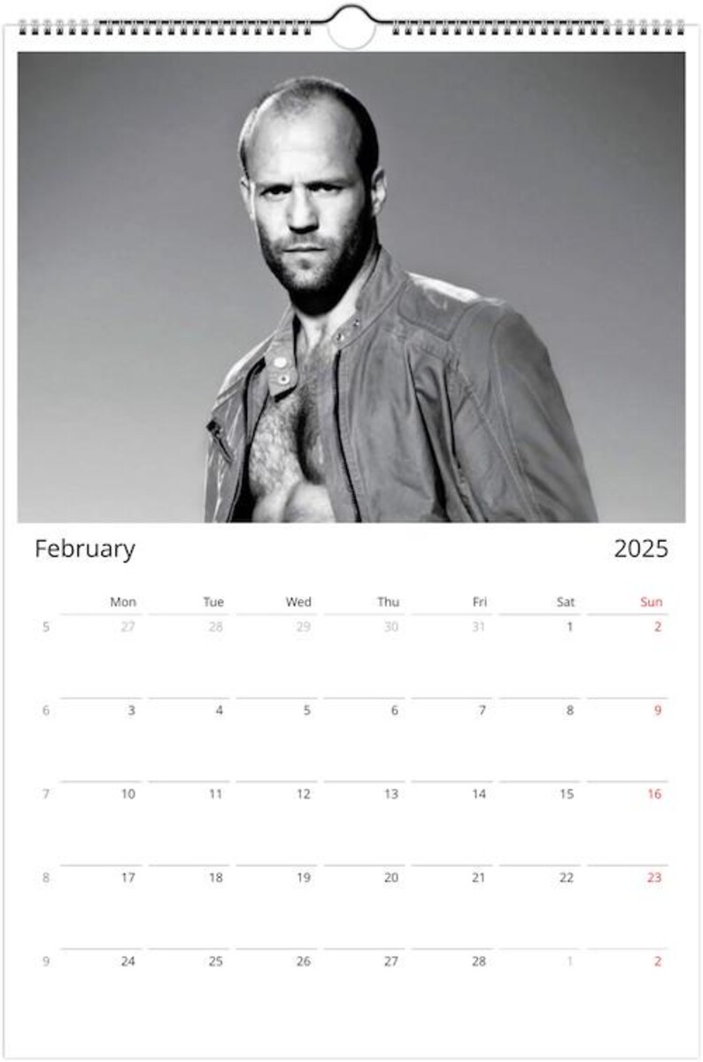 Jason Statham Wall Calendars large Size - Etsy