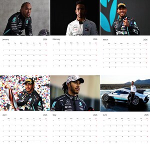 Lewis Hamilton Vol 2 Wall Calendars 2026 Large Size, Formula 1 Champion ...
