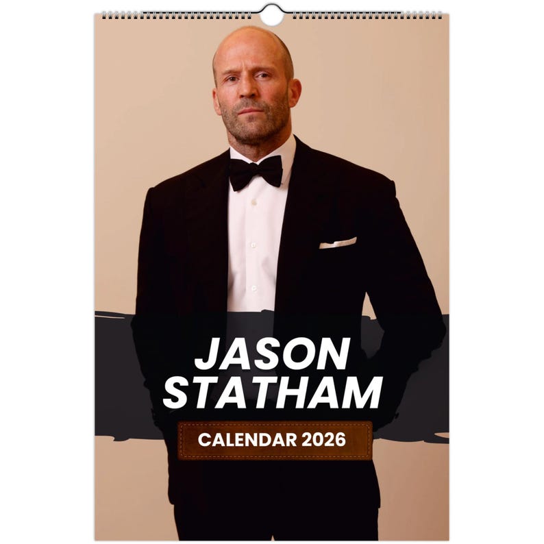Jason Statham 2026 Wall Calendar, Celebrity Poster Calendar for Fans ...