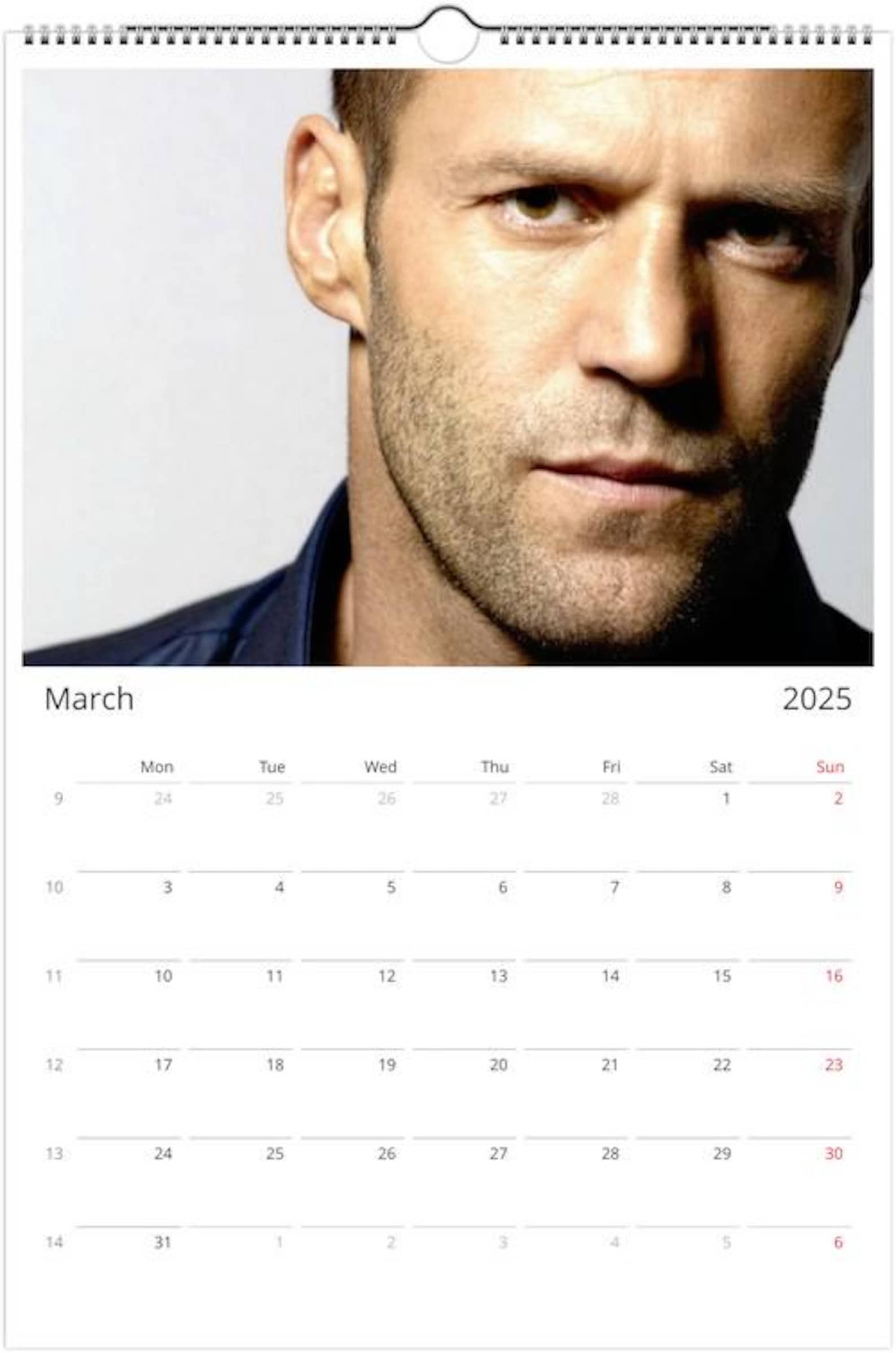 Jason Statham Wall Calendars large Size - Etsy