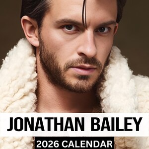 Jonathan Bailey Wall Calendar 2026 Large, Fan Gift - Etsy