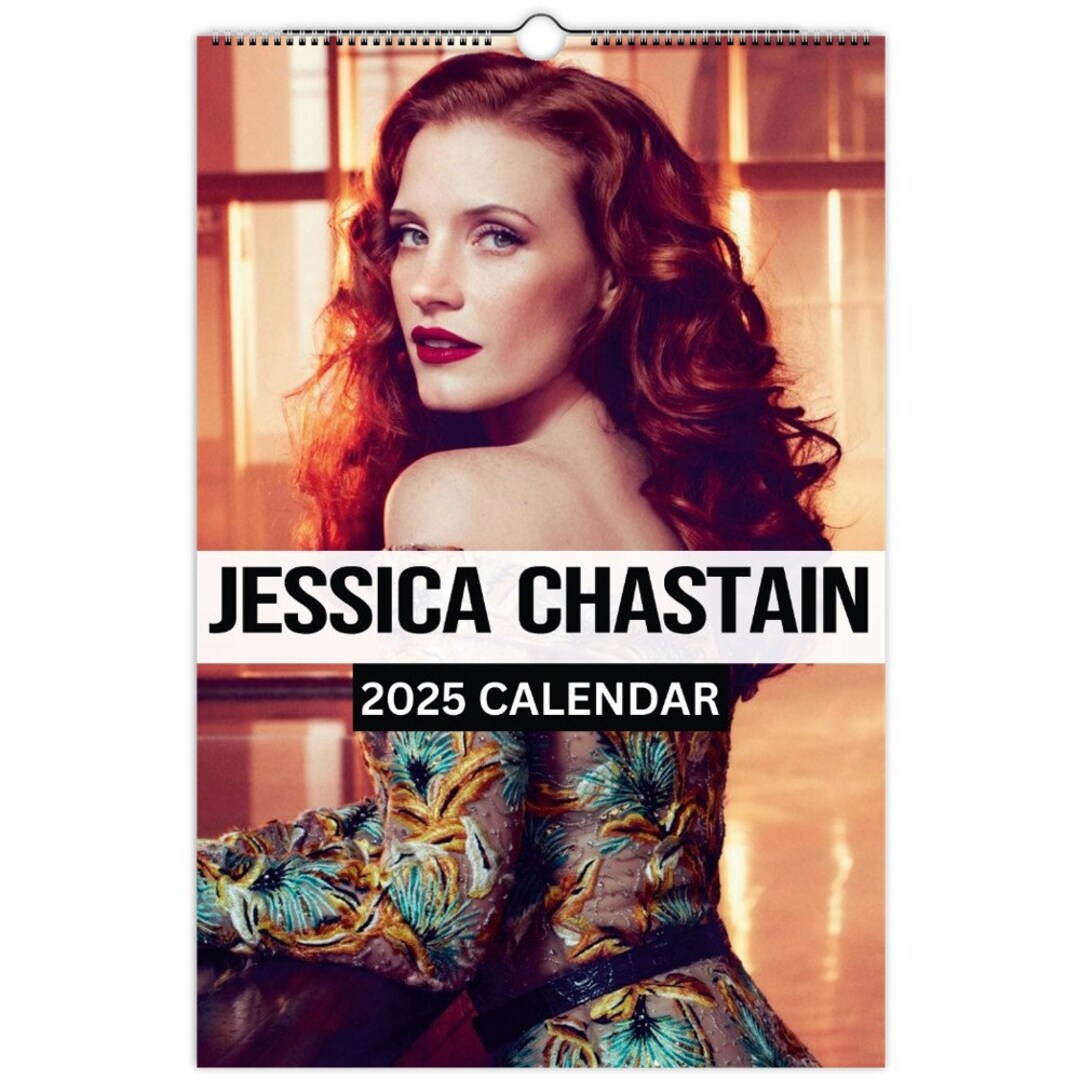 Jessica Chastain Wall Calendars large Size - Etsy