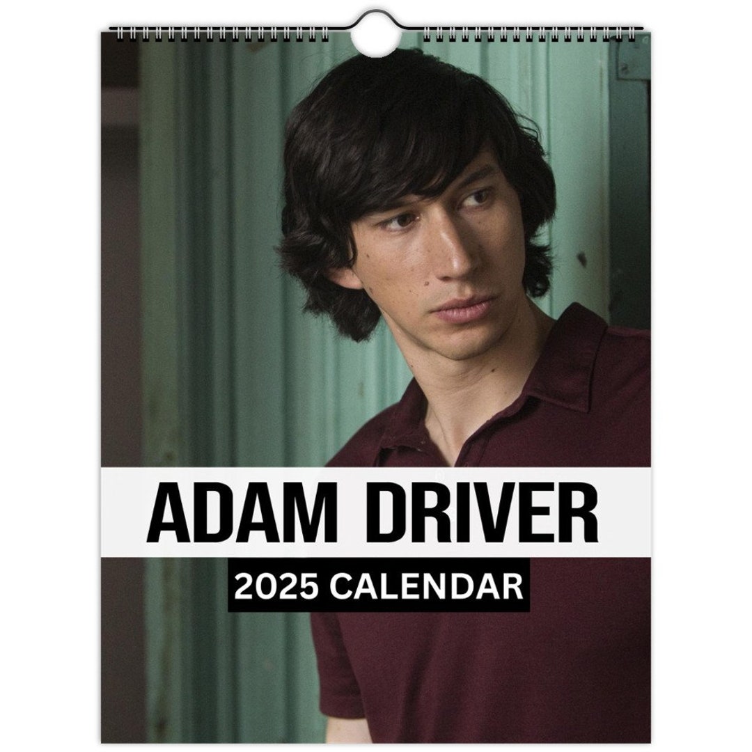 Adam Driver Wall Calendars 2025 Vol 1large Size - Etsy