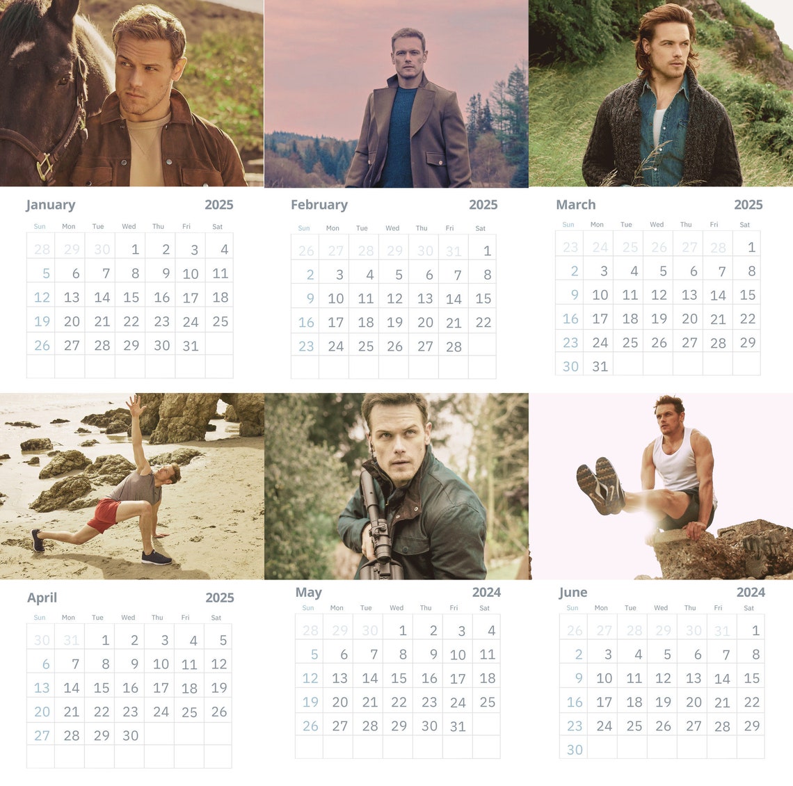 Jason Statham Wall Calendars large Size - Etsy