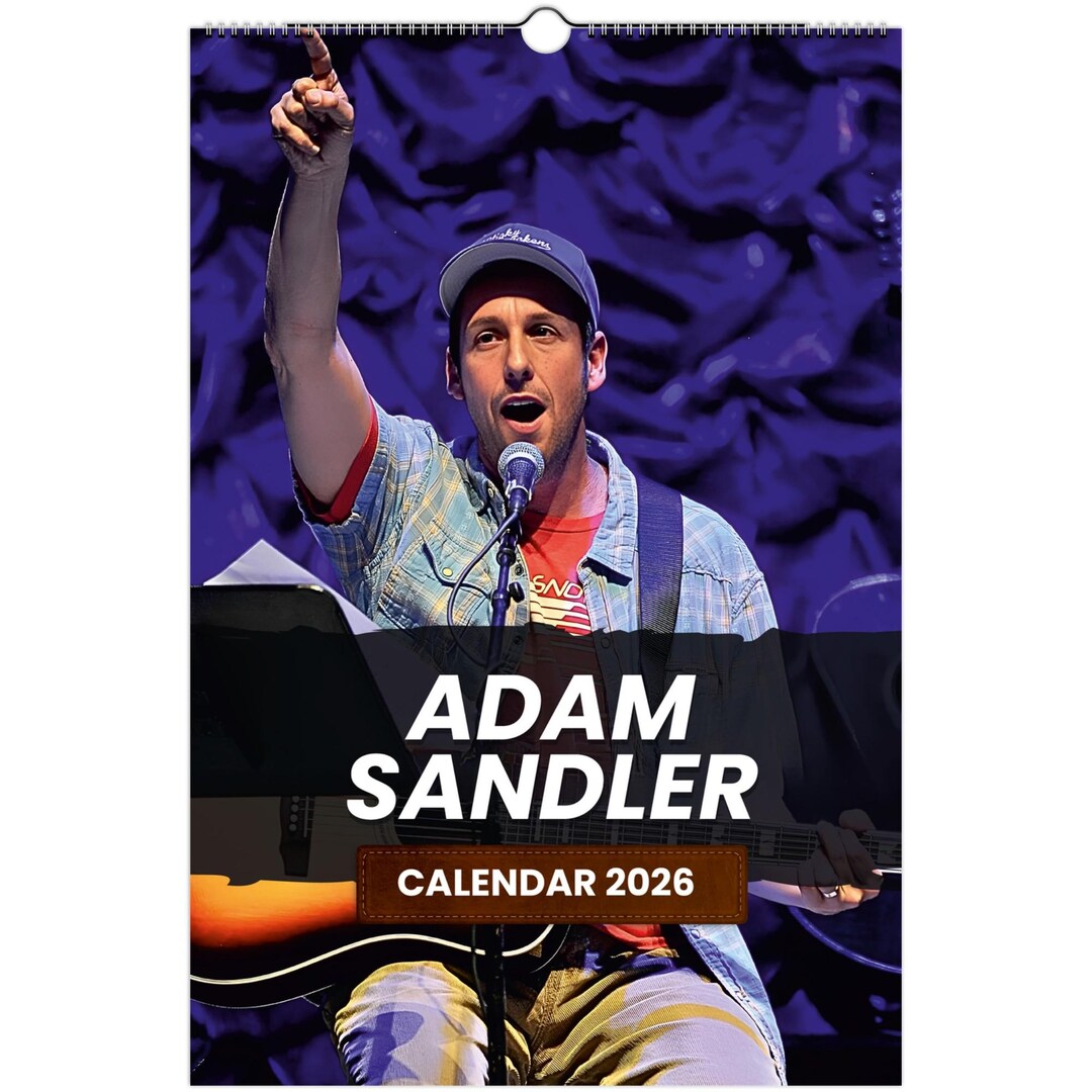 Adam Sandler 2026 Wall Calendar: Exclusive Celebrity Art Prints - Etsy UK