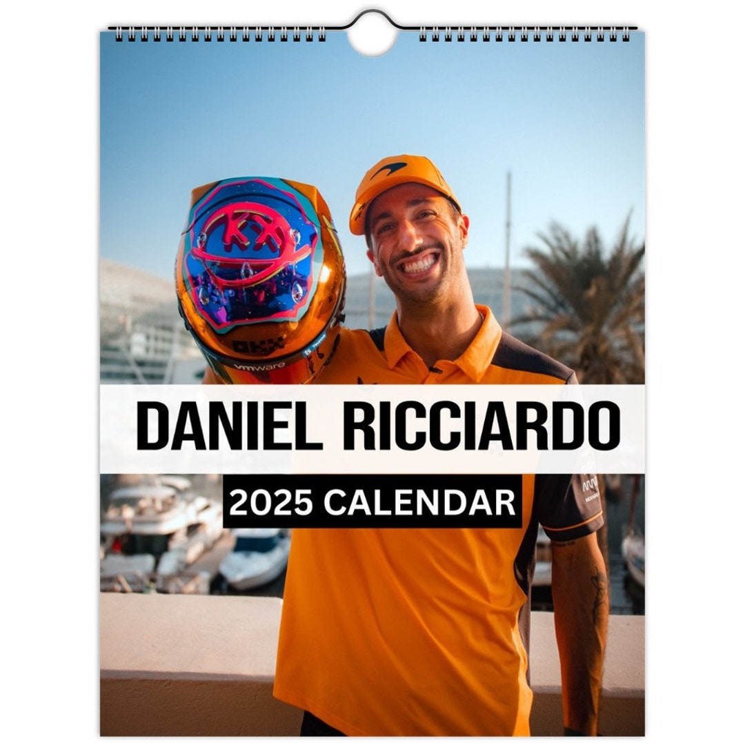 Daniel Ricciardo Wall Calendars 2025 (large Size) - Etsy